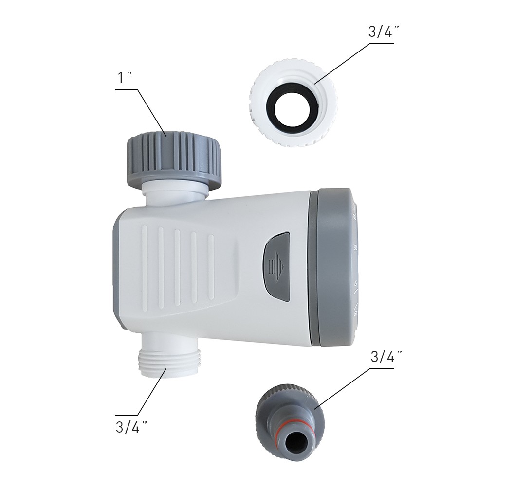 WHITE LINE Electronic water flow timer