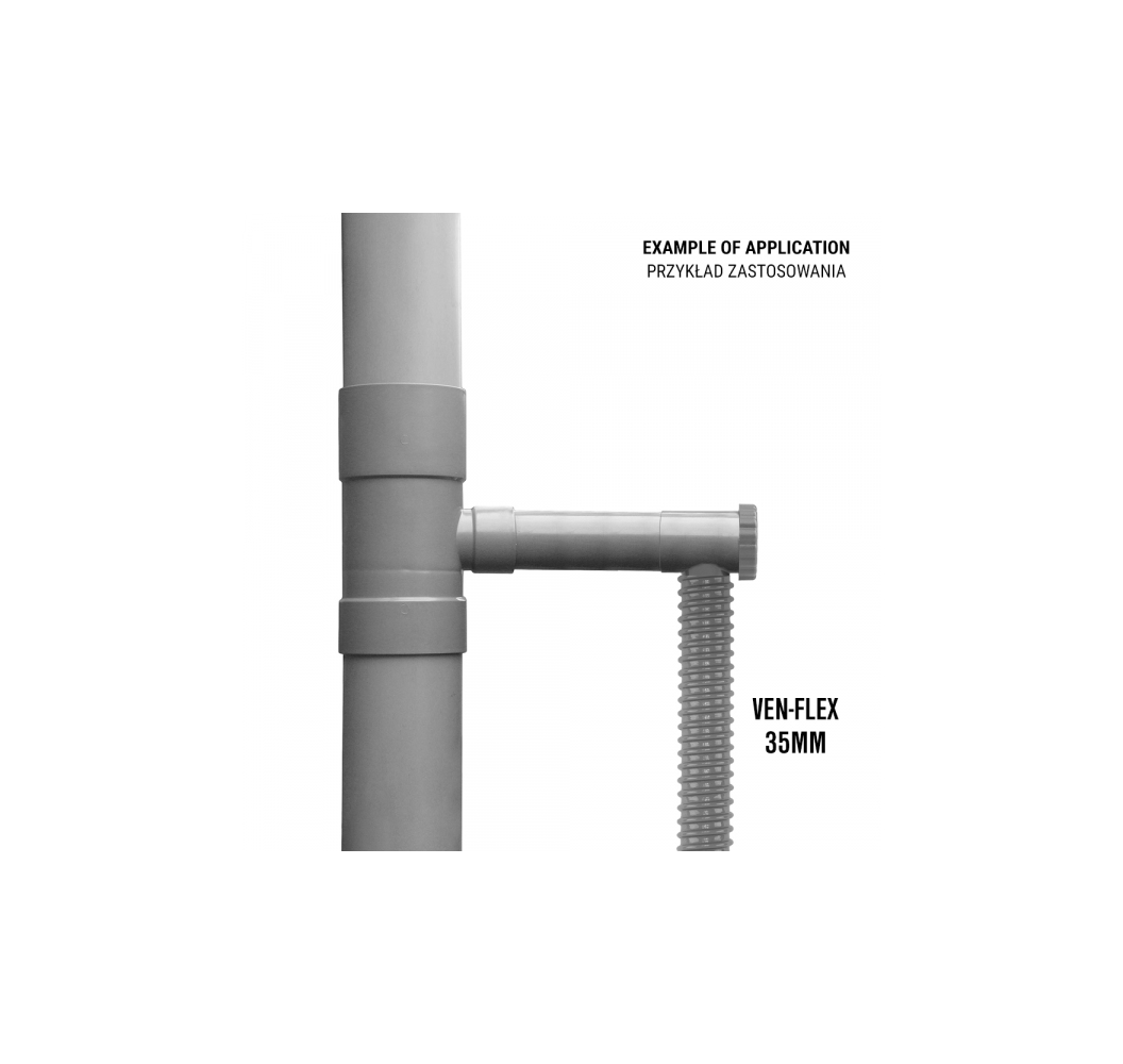 Rainwater collector / trap with valve - 100mm