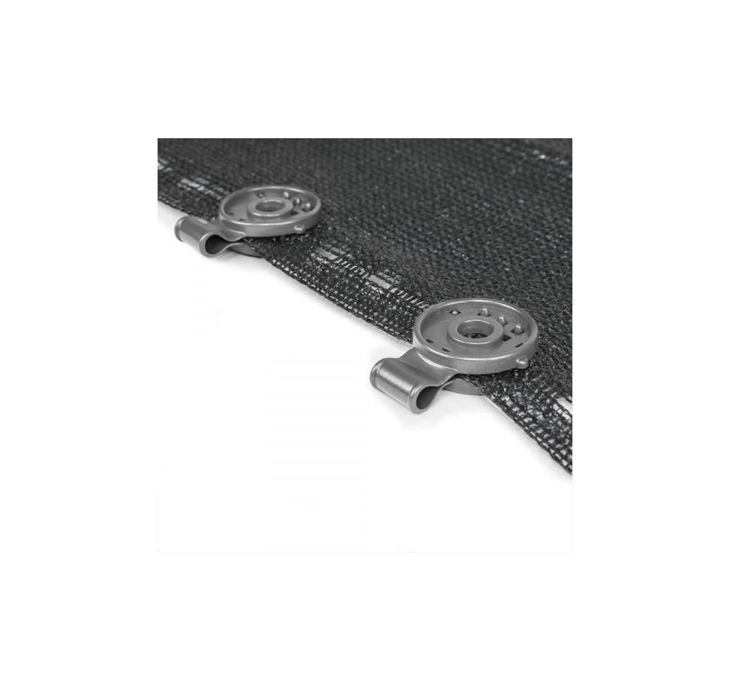 Varjutuskanga kinnitus- ja pingutusklambrid, hall 50tk