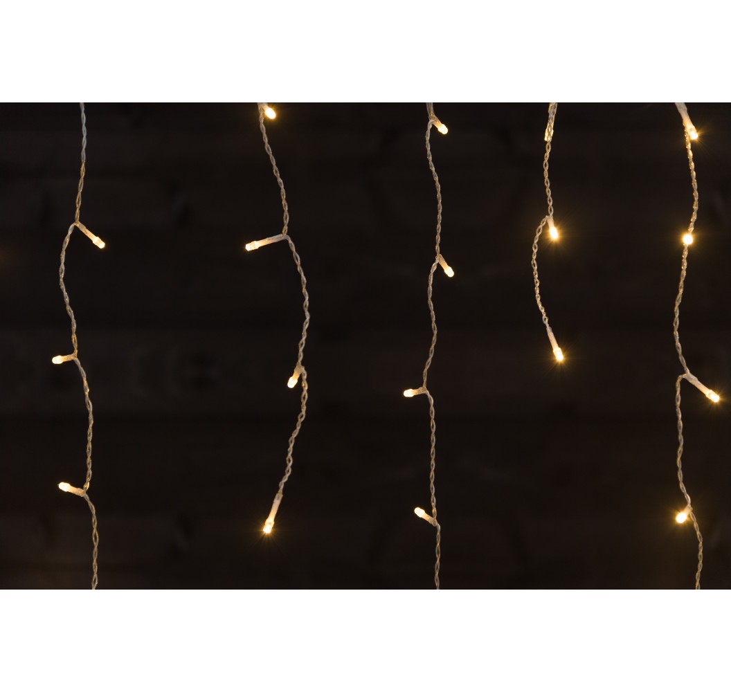 Finnlumor Light string Icicle 600LED warm white