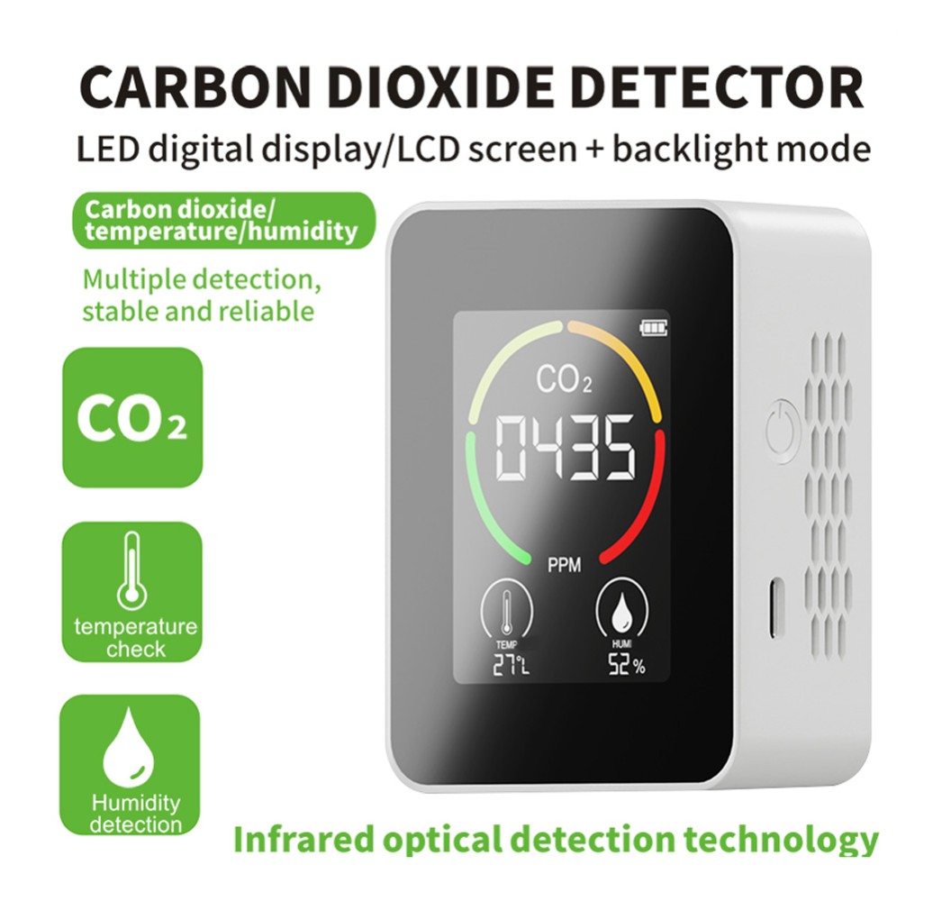 CO2 - Temperature - Humidity detection monitor