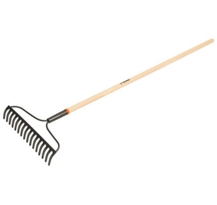 Aedniku reha, 16 metallist piid, puit varrega, 137cm Truper®