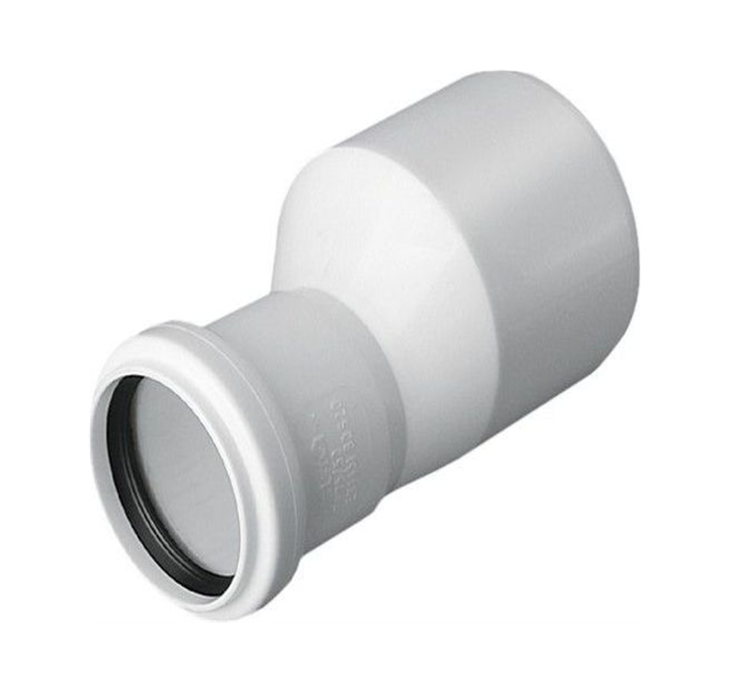 Eksentrik 40mm x 32mm muhvile PP-HT valge