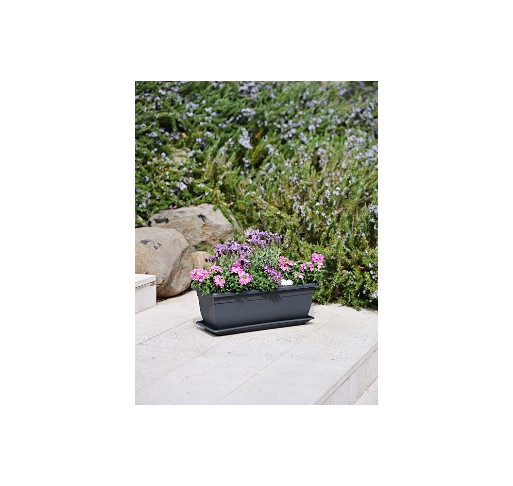 Taimepott Birka 40 x 17 x k16cm, tuhk