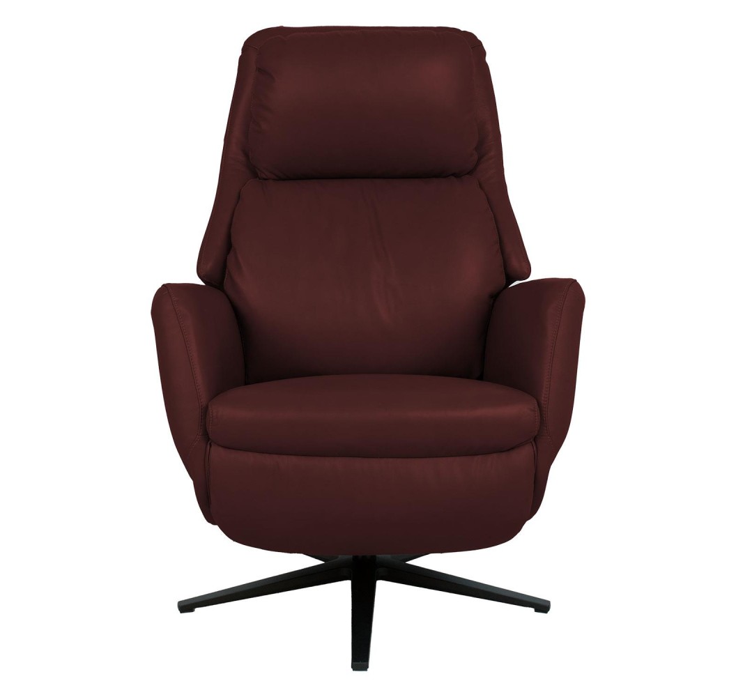 Tugitool DAMIANO elektriline recliner 72x84xH116cm, tumepunane nahk