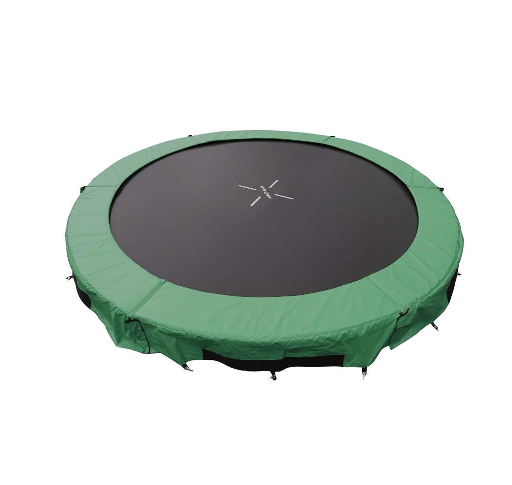 Maapealne batuut D305cm, rohelise äärega