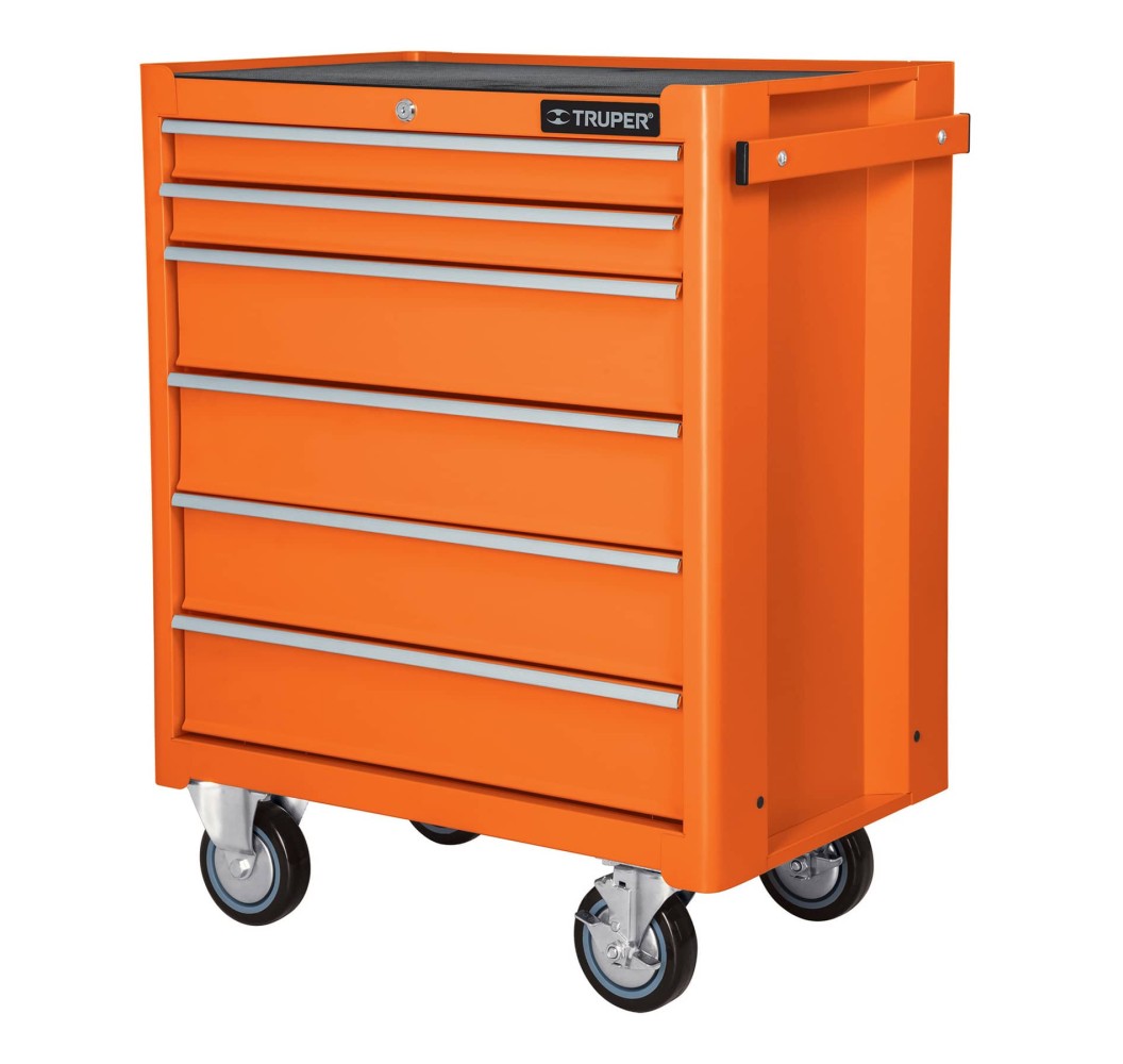 Metal tool trolley with 6 drawers Truper®
