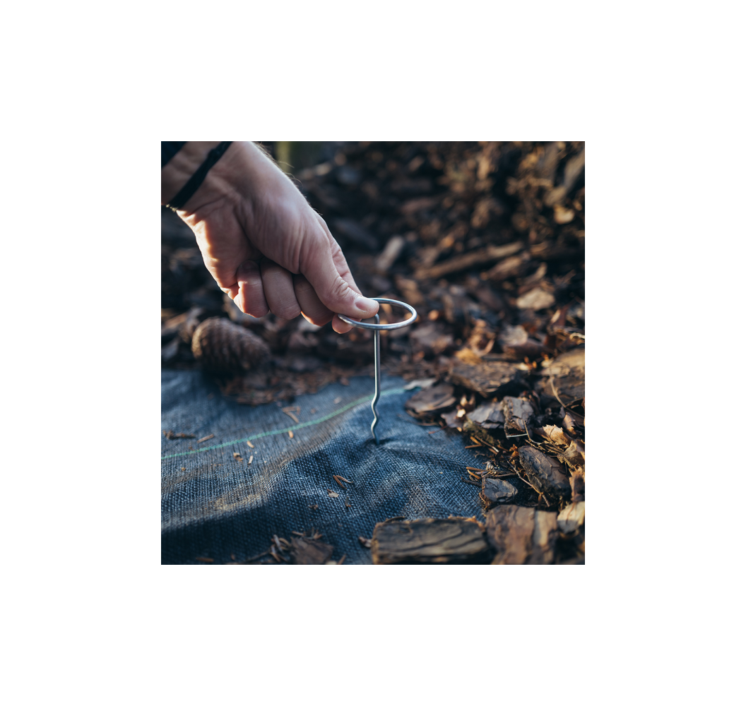 Tsingitud metallist tihvt "G" kujuga 10tk, laius 6cm / kõrgus 20cm